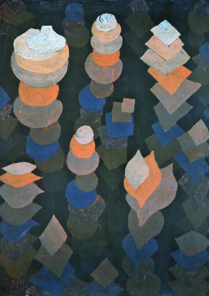 Growth of the Night Plants by Paul Klee: Fine art print