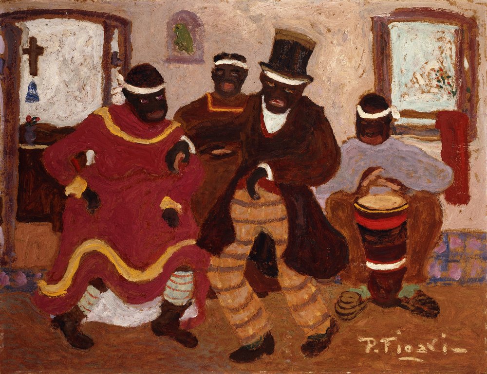 African Nostalgia (Candombe) by Pedro Figari