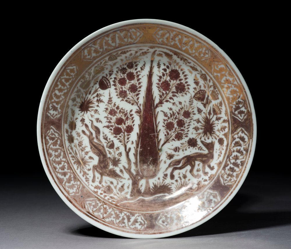 Plate, Iran, late 17th century by Persian School