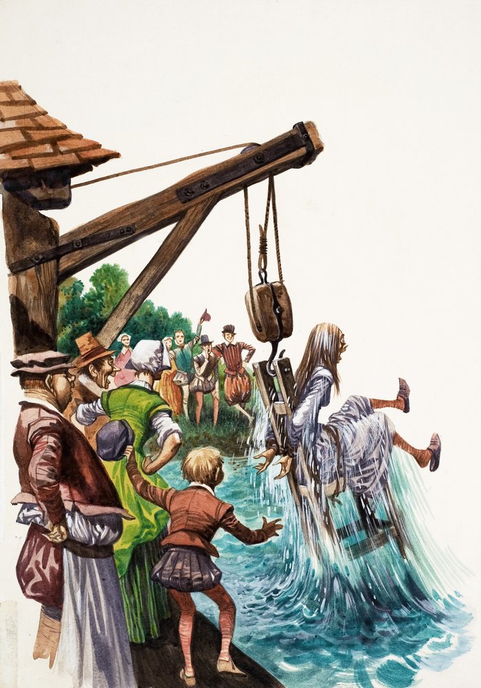 The Ducking Stool by Peter Jackson: Buy fine art print
