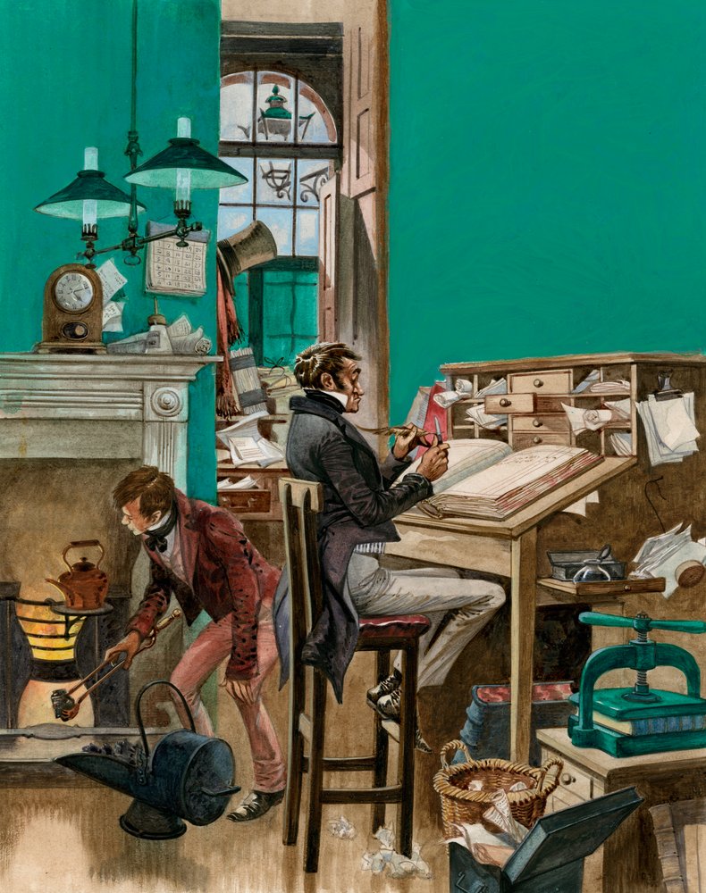 Victorian Office by Peter Jackson: Buy fine art print