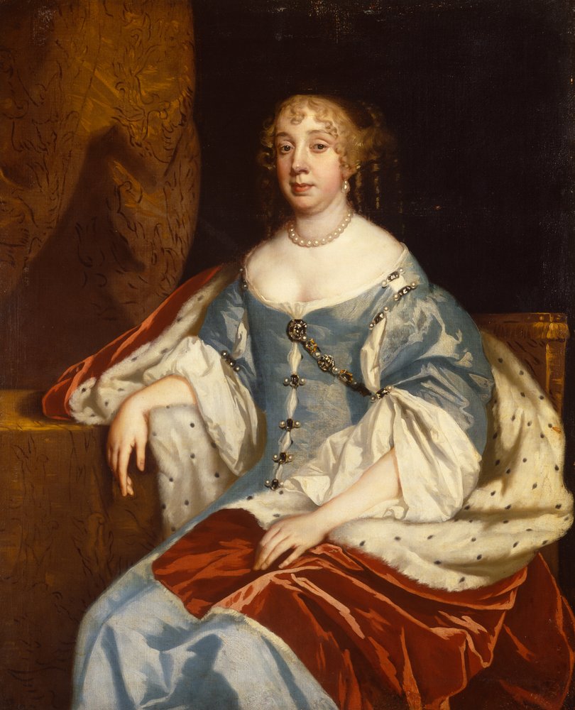Portrait of Anne Lady Rivers by Peter (studio of) Lely