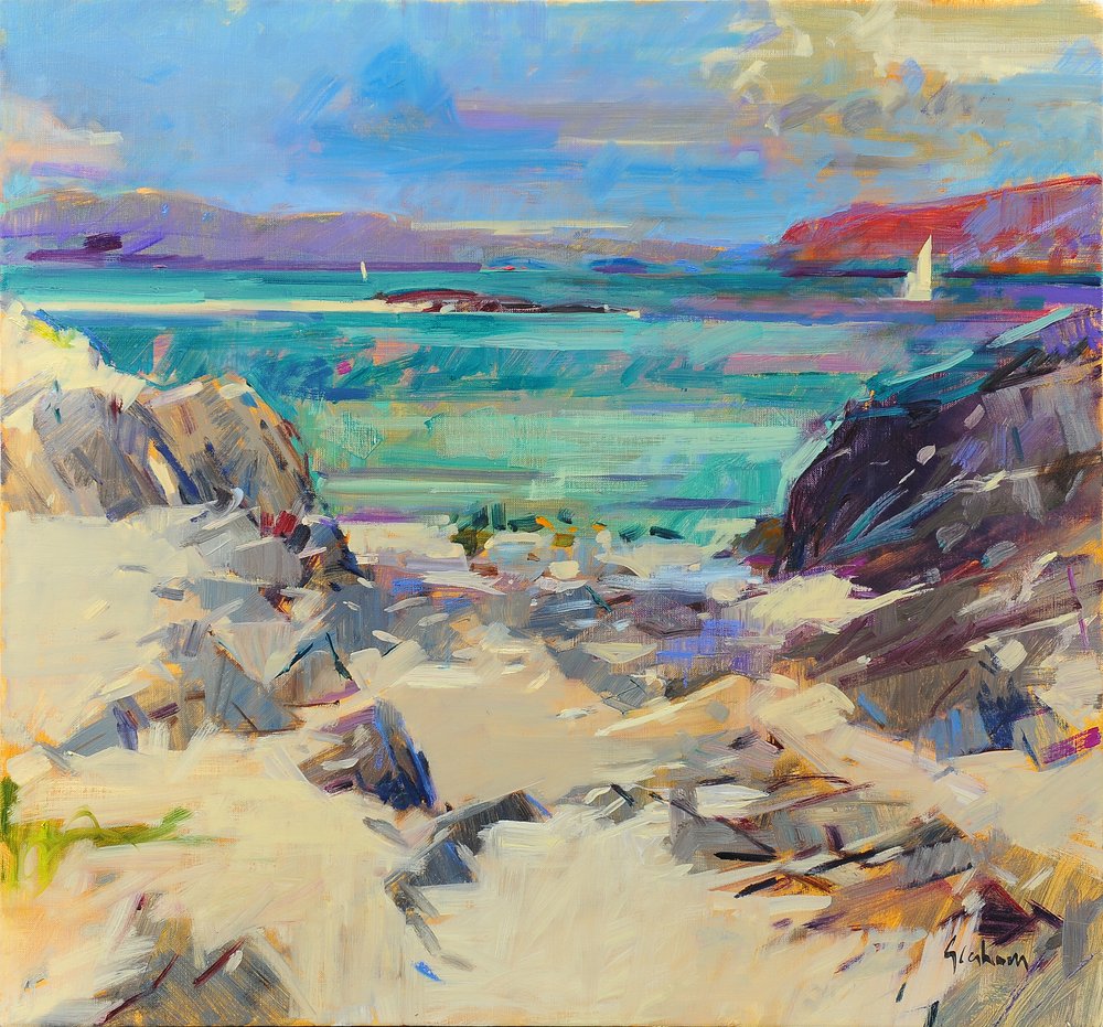 Iona Sand and Rocks by Peter Graham: Buy fine art print