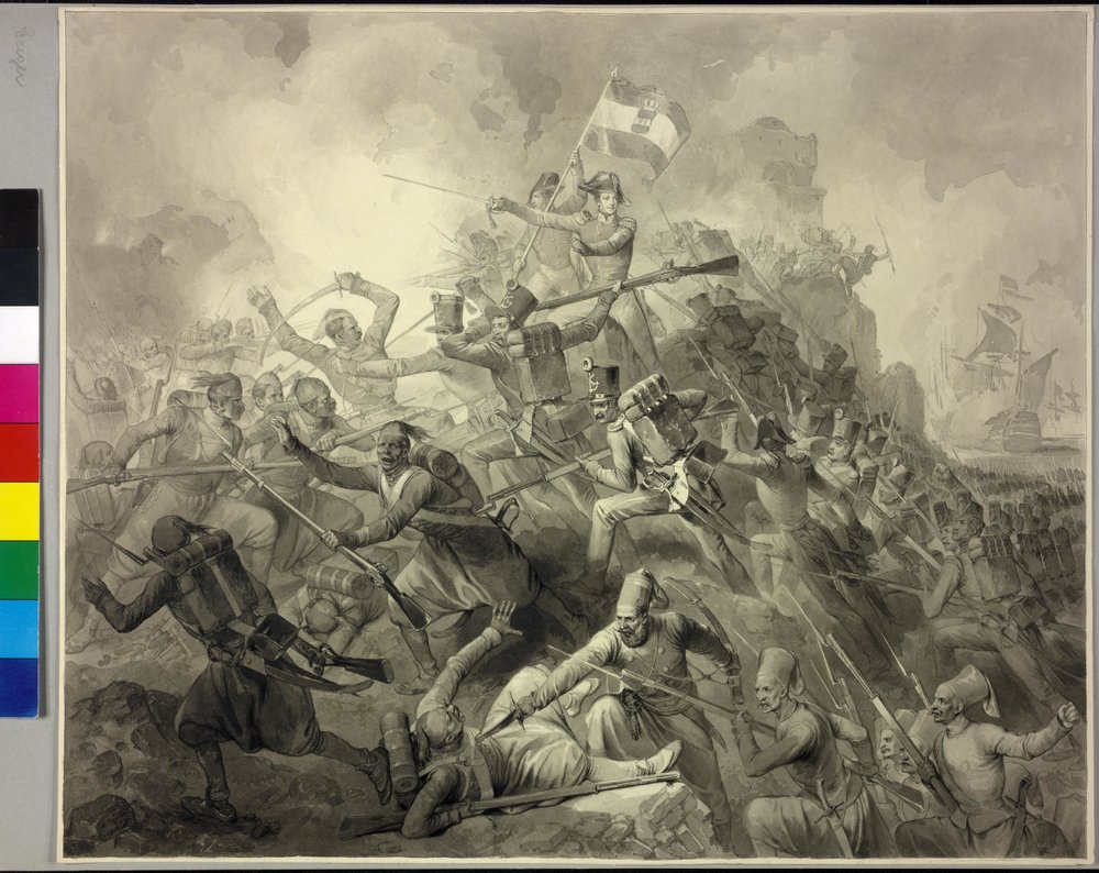 Conquest of Saida by Peter Johann Nepomuk Geiger