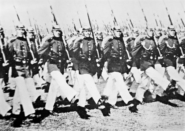 military marching steps