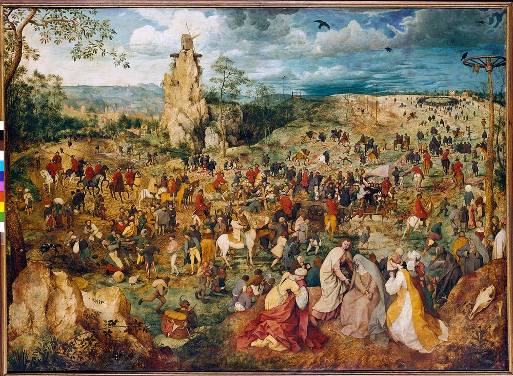 Christ carrying the cross by Pieter Bruegel the Elder