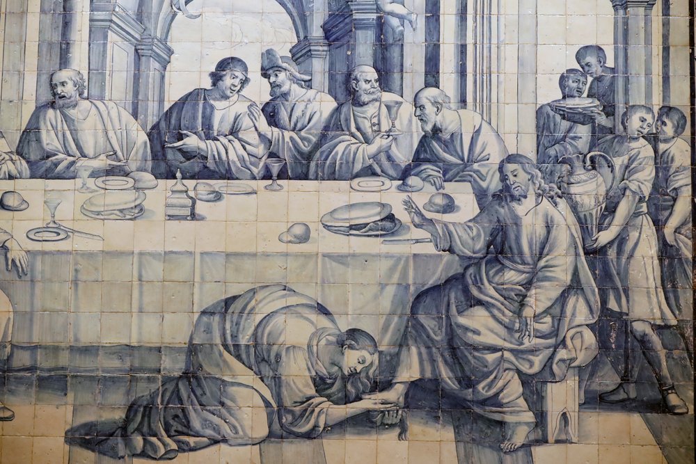 Jesus is anointed by a sinful woman in Luke 7:36-50