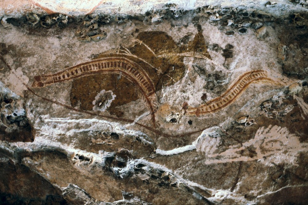 Aboriginal Rock Painting at Ubirr Caves, Kakadu National Park