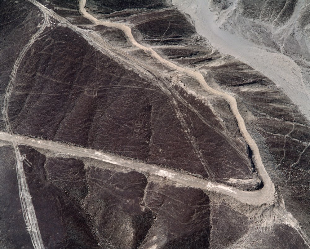 Aerial view of Nazca Lines by Prehistoric Prehistoric