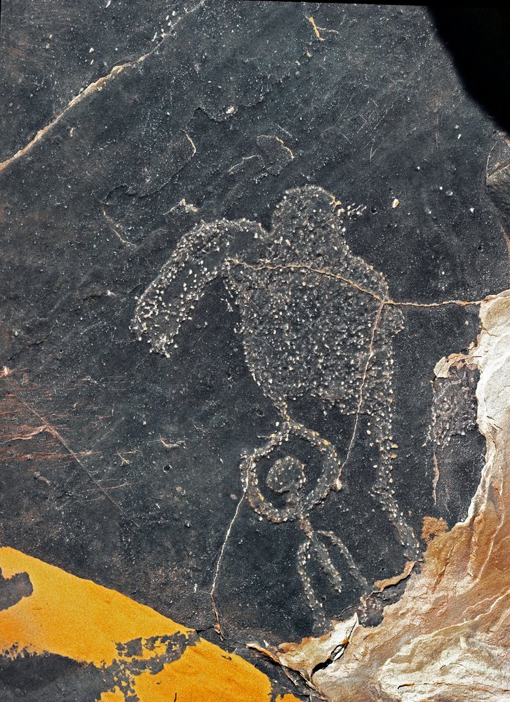 Grave Rock with Human Figure (Stone Age 5000-2000 BC)