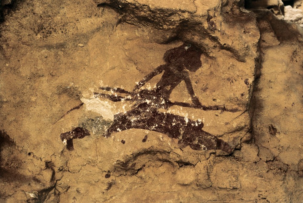 Paleolithic Cave Paintings Hunting Kid Friendly Paleolithic 'Cave' Art