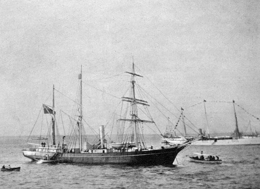 Ernest Shackleton's Ship HMS Nimrod by Queen Alexandra