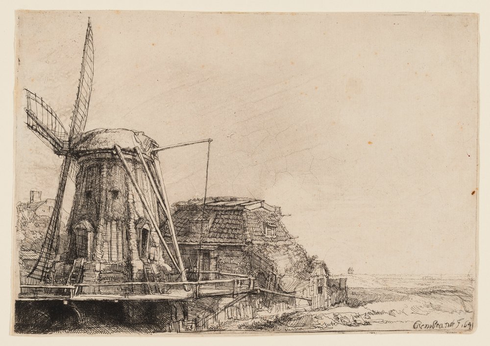 The Windmill by Rembrandt van Rijn: Buy fine art print