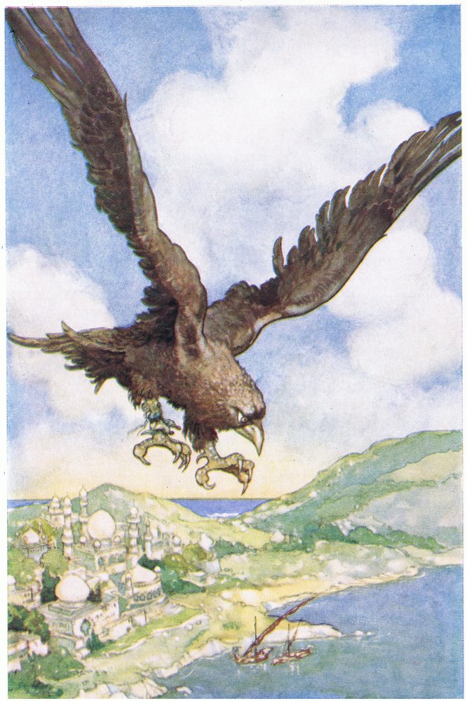 A Giant Bird Called a Roc by René Bull: Buy fine art prints