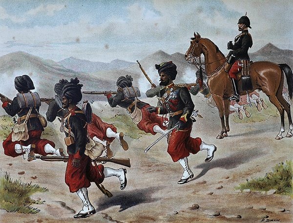 The 20th Bombay Native Infantry Field firing, Anglo-Indian Army of the ...