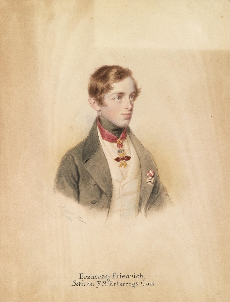 Portrait of Archduke Friedrich Ferdinand Leopold of Austria (1821-1847 ...