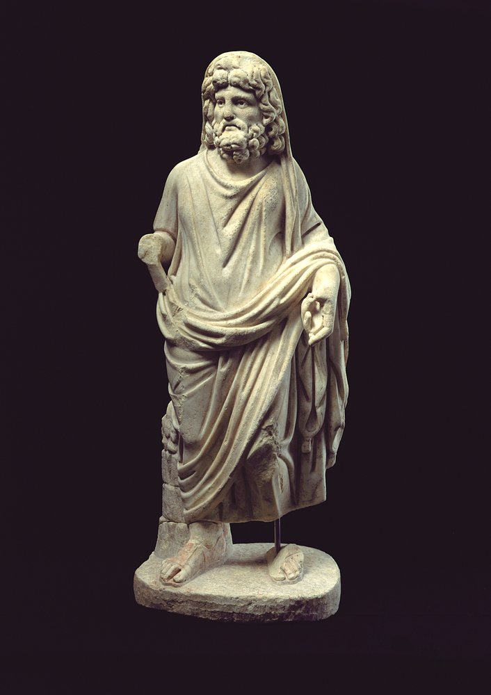 Statue of a Deity by Roman: Highest-quality art reproduction