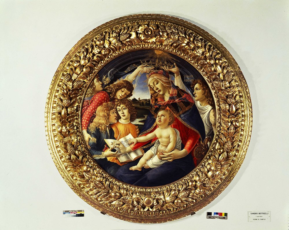 Madonna del Magnificat and Five Angels (tondo)