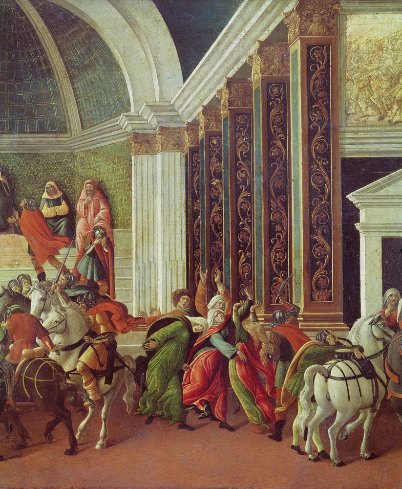 The Story of Virginia (detail of the right: killed by her father Virginius)