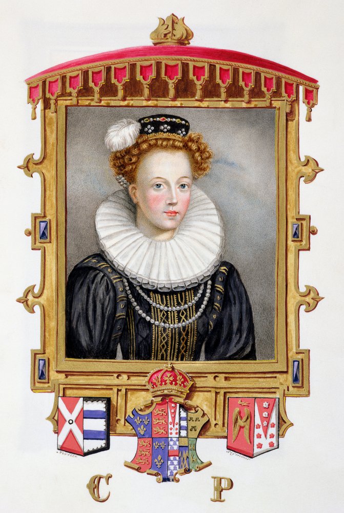 Portrait of Catherine Parr (1512-1548) Sixth Wife of Henry VIII as a ...
