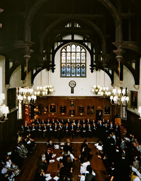 The Hall by School English: Premium art reproduction