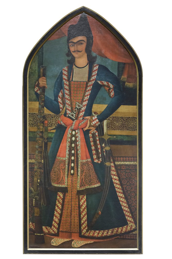 A Qajar Prince, Possibly Bahram Mirza, Abolhassan