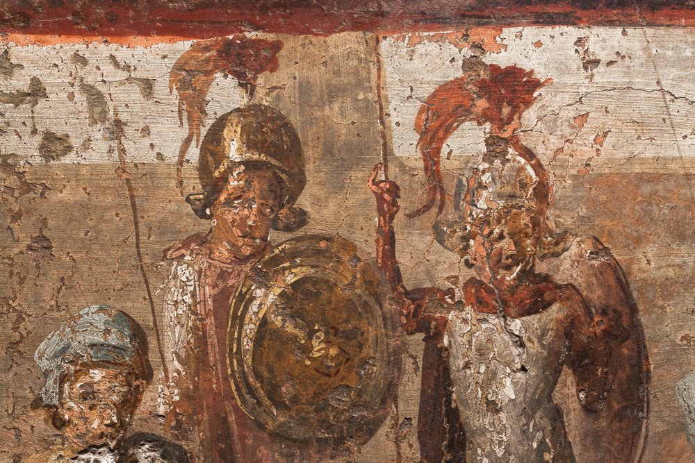 The Judgment of Solomon, Pompeii by School Roman