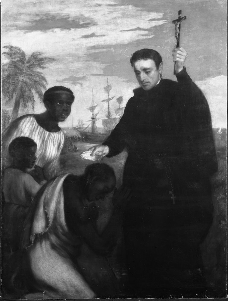A Jesuit Missionary, Perhaps Manuel de Nobrega or Peter Claver ...