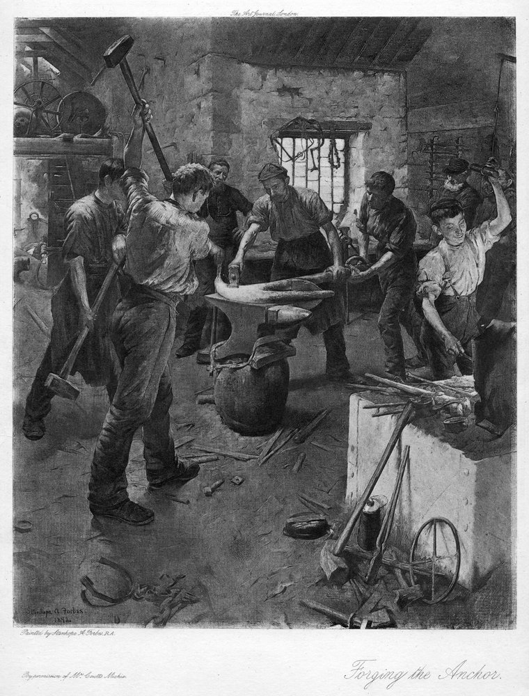 Forging the Anchor, 20th century