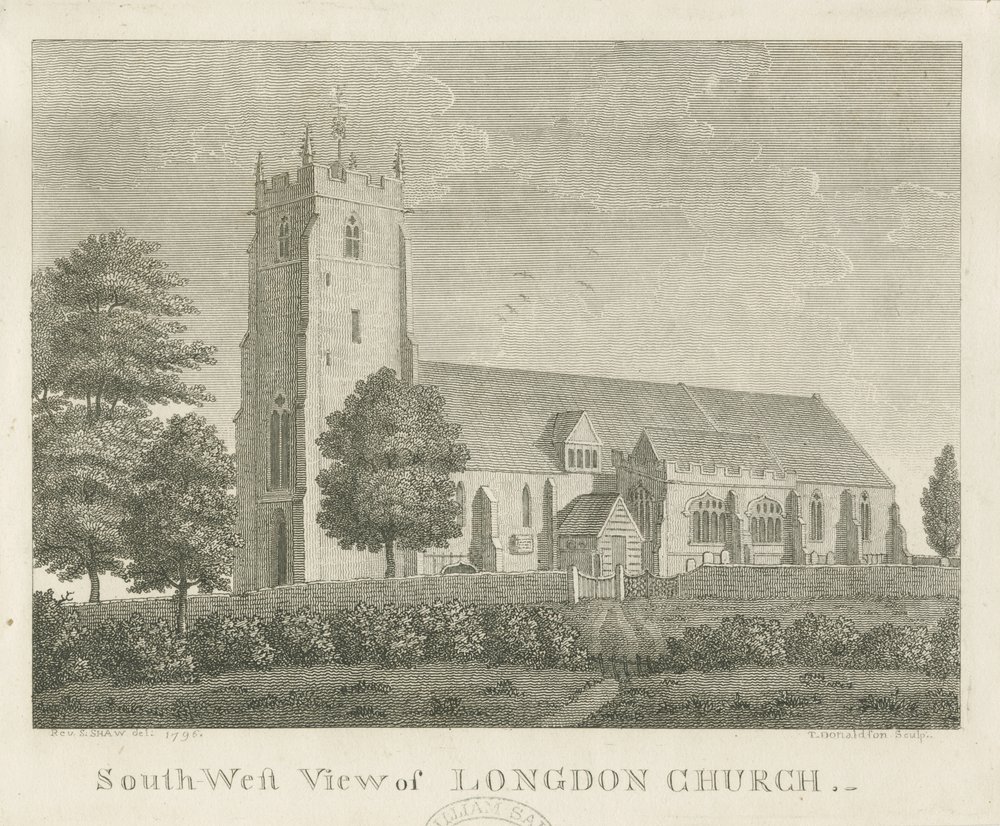 Longdon Church by Stebbing Shaw: Buy fine art print