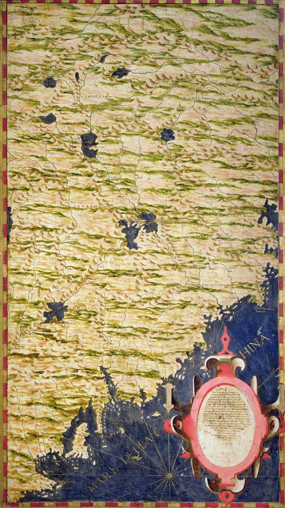 Map of China by Stefano Bonsignori: Buy fine art print