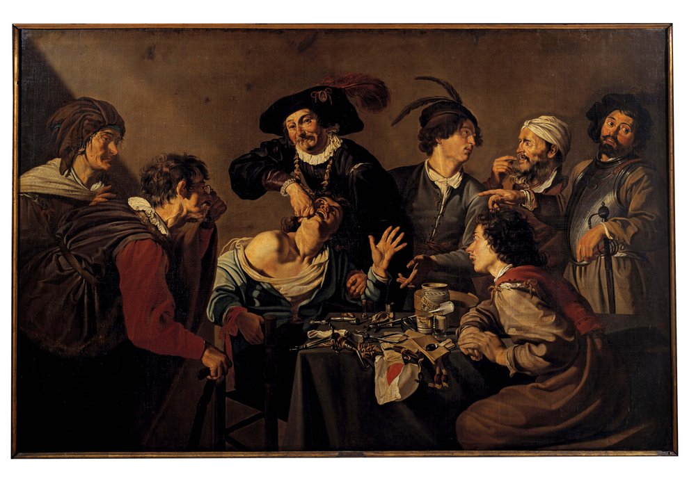 The Tooth-Puller by Theodoor Rombouts: Buy fine art print