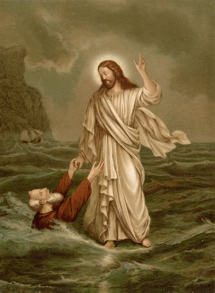 The Sinking Peter by Theodor Klenk: Buy fine art print