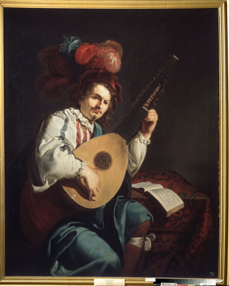 The Lute Player by Theodor Rombouts: Buy fine art print