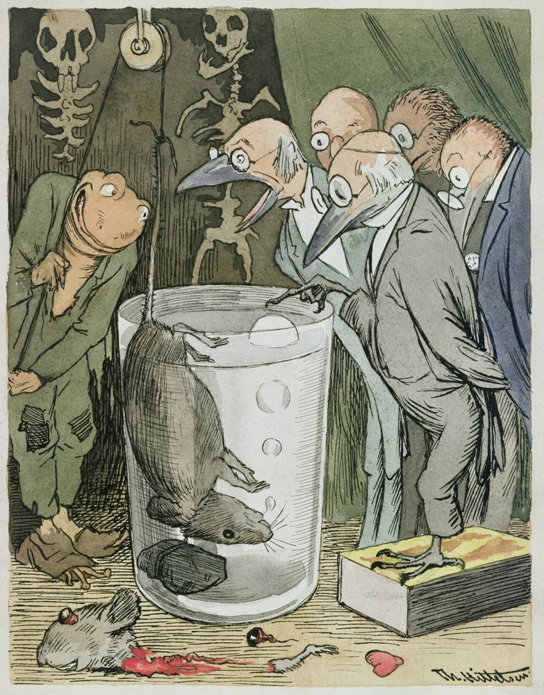 A Doctor's Scientific Experiment by Theodor Kittelsen