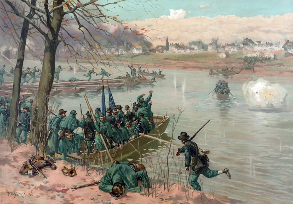 Battle of Fredericksburg by Thure de Thulstrup