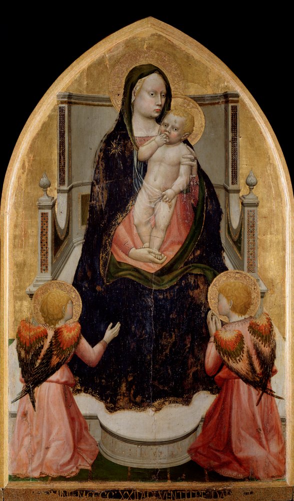 San Giovenale Triptych: Virgin and Child, Central Panel