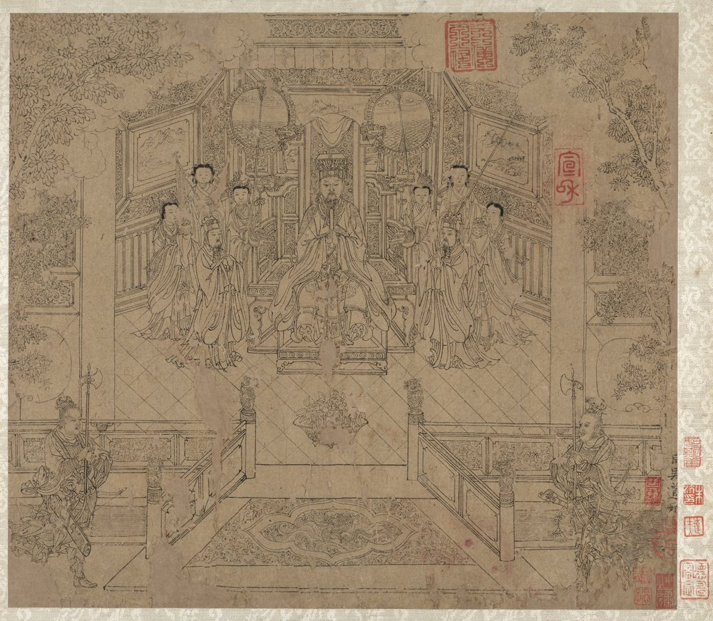 Album of Daoist and Buddhist Themes: Procession of Daoist Deities