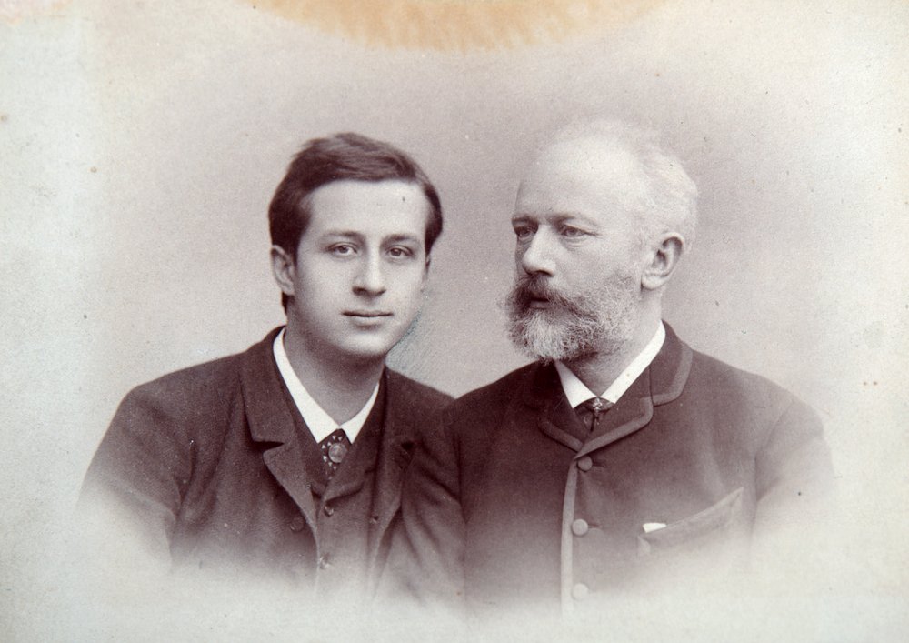 Alexander Siloti, Russian Pianist and Conductor, and Peter Tchaikovsky ...