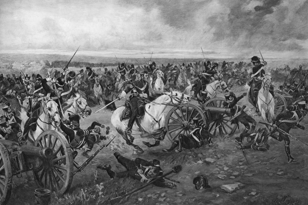 Battle of Waterloo by Unbekannt: Buy fine art print