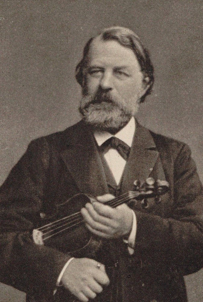 Portrait of the violinist and composer Joseph Joachim 1831-1907