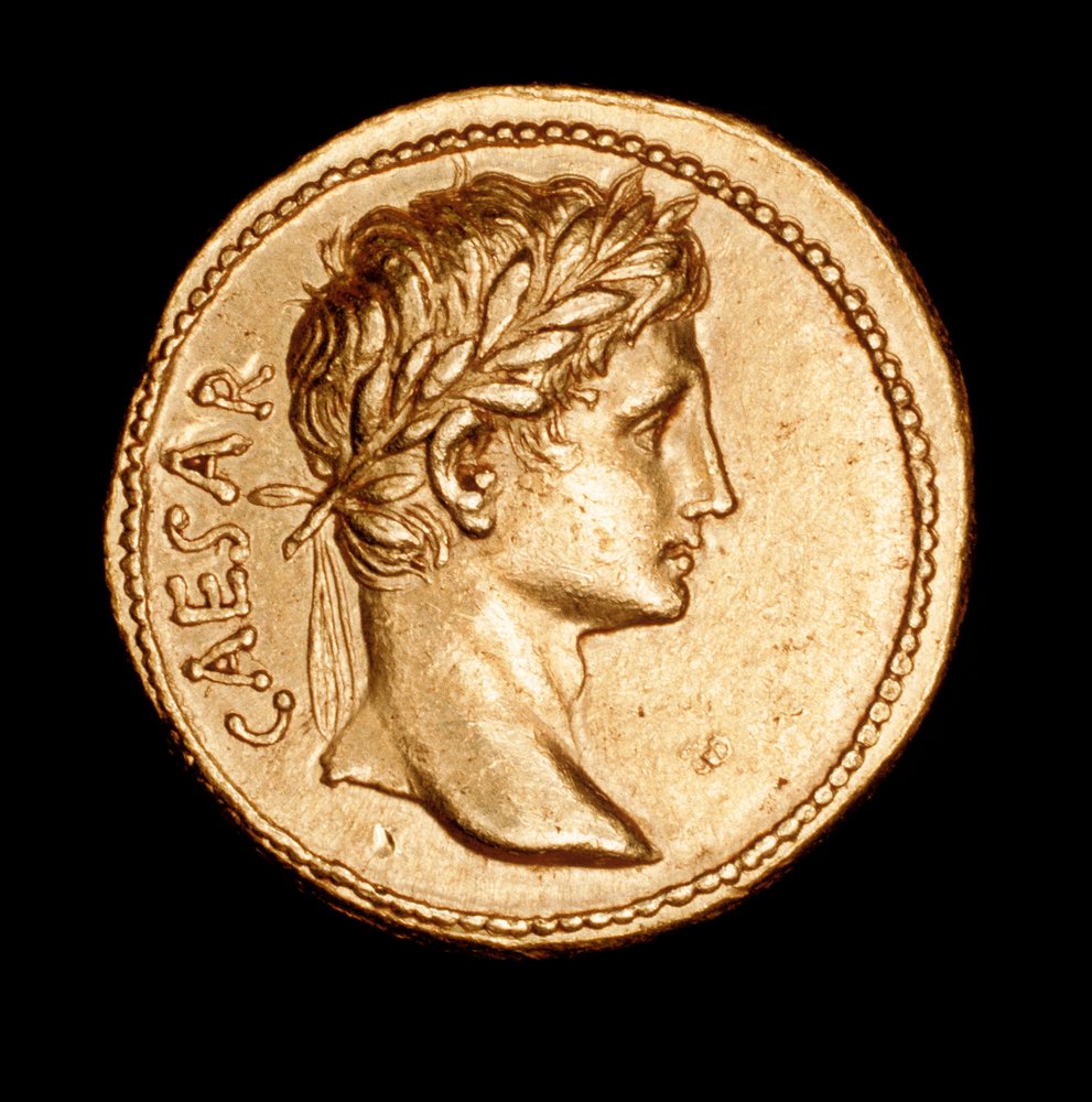 caesar augustus star coin