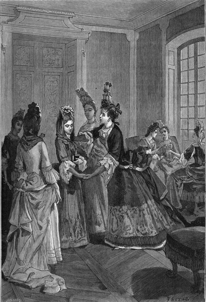 1685-1686: New Catholics. Engraving of the 19th Century