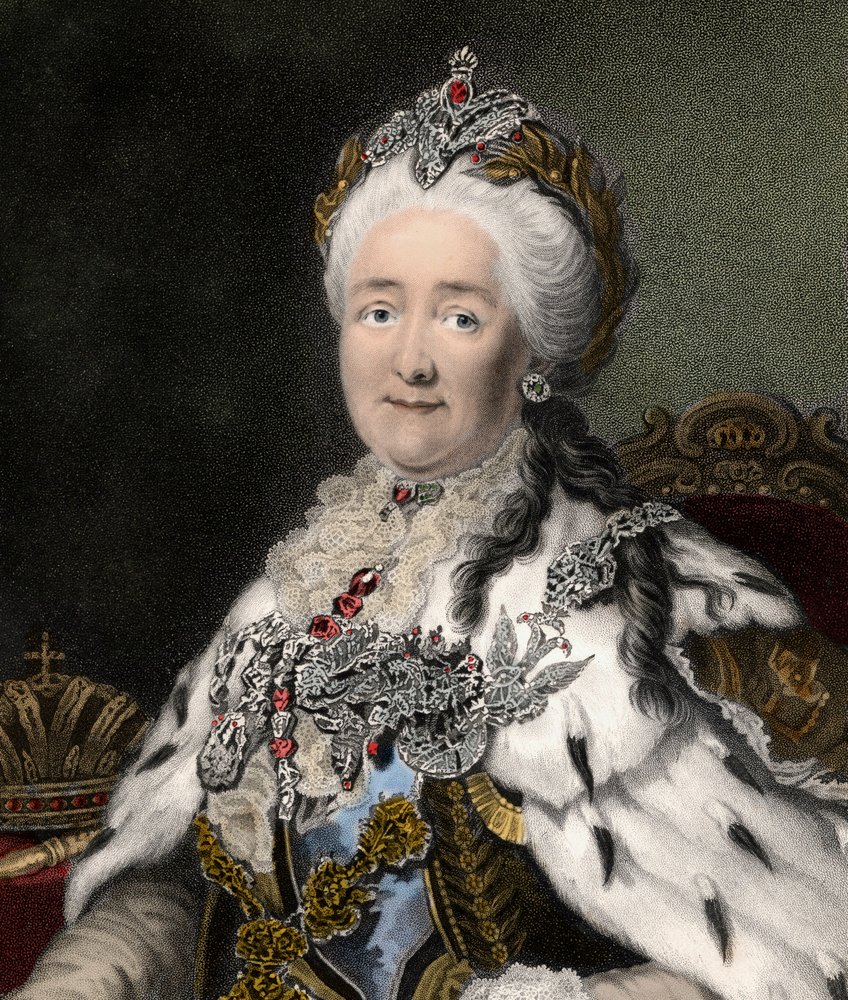 Portrait of Catherine II The Great (engraving)