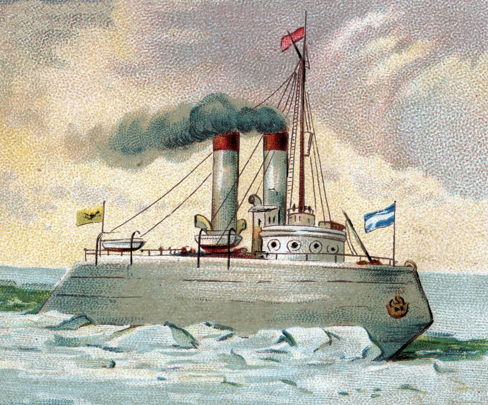 Icebreaker Ship (Ice Breeze) late 19th century