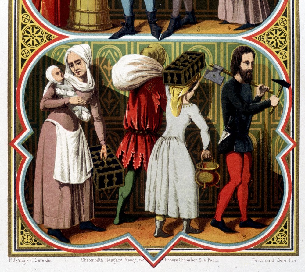 People of the Middle Ages - in 'The Sumptuary Arts, History of Costume ...