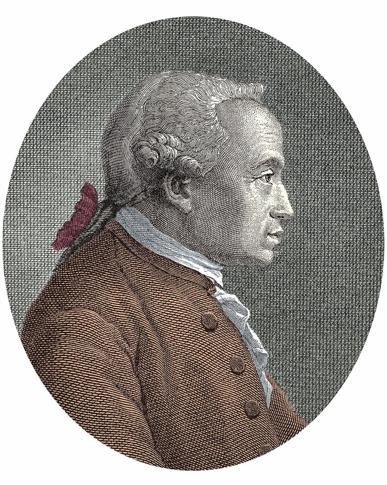 Portrait of Immanuel Kant (1724-1804) German philosopher