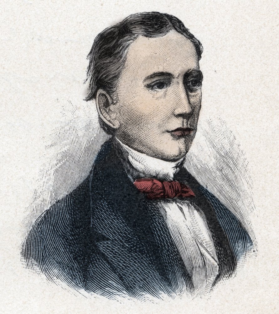 Portrait of Sir Isaac Pitman, English Inventor of Shorthand Writing