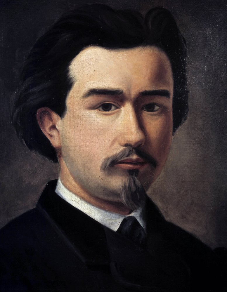 french moustache man