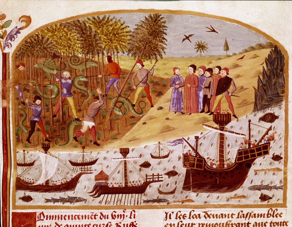 The Fleet of King Alexander the Great from the Book of Facts of ...